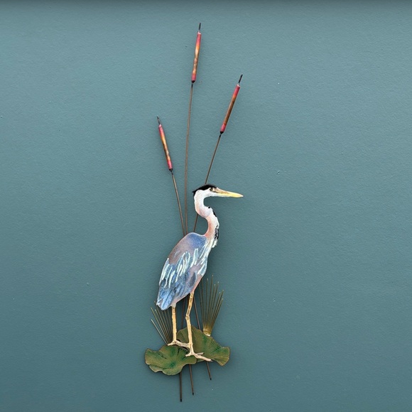 Bovano Of Cheshire | Art | Great Blue Heron Enameled Copper Wall ...